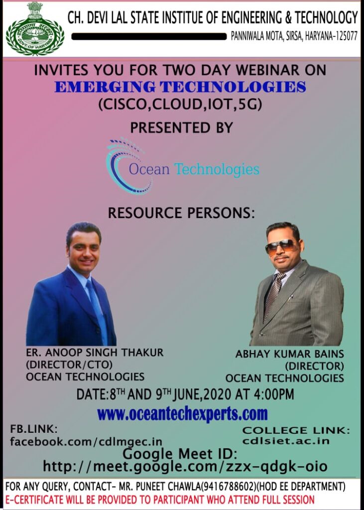 Electrical Engineering | Ch. Devi Lal State Institute of Engineering ...