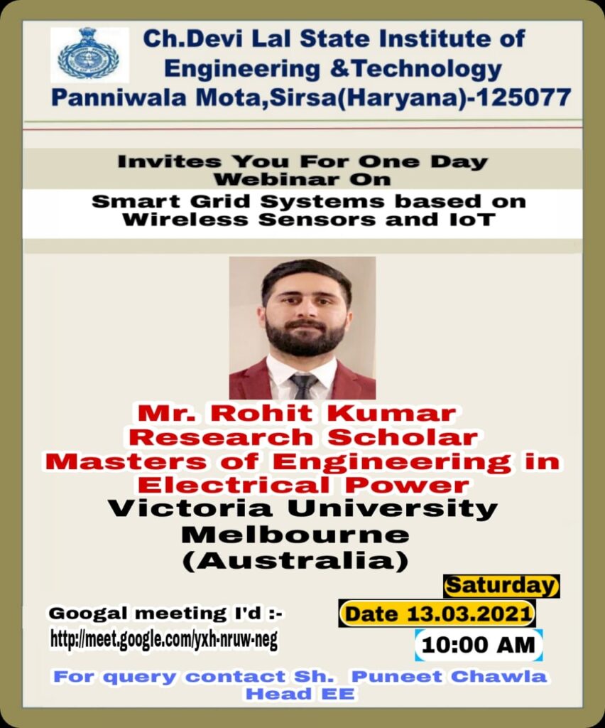 Electrical Engineering | Ch. Devi Lal State Institute of Engineering ...